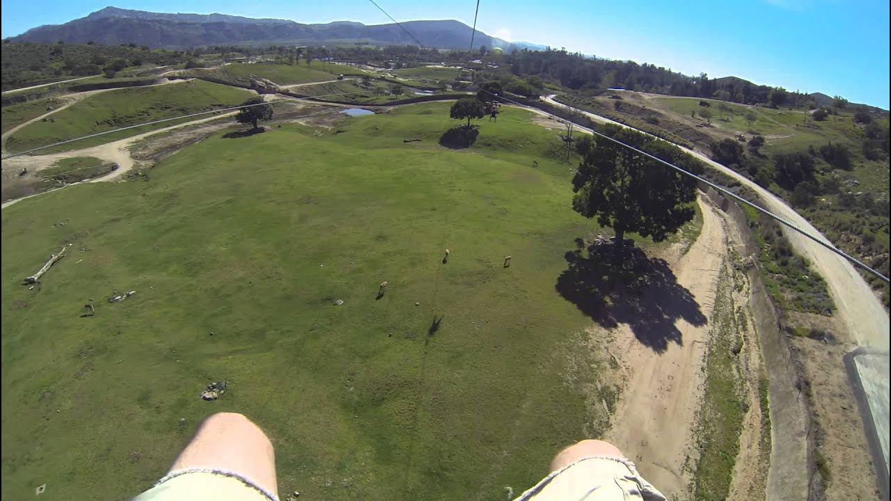 San Diego Safari Park Zip Line - YouTube