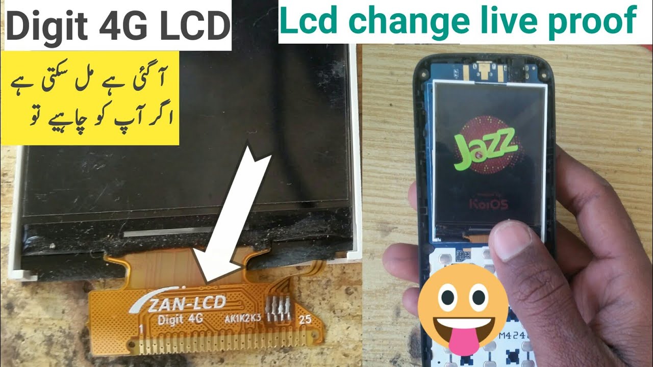 Jazz Digit 4G LCD change | Digit 4G LCD available in top technical ...