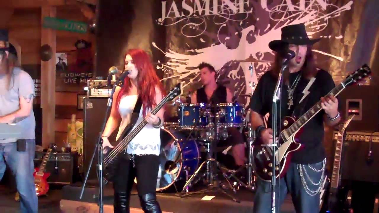 Jasmine Cain Band Rocks Bentley's Saloon Biker Rally 2013 - YouTube