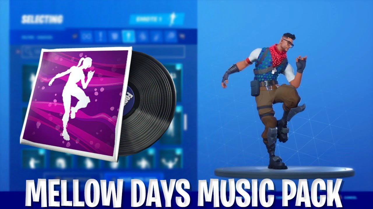 Fortnite - Mellow Days Music Pack with the Slick Emote! - YouTube