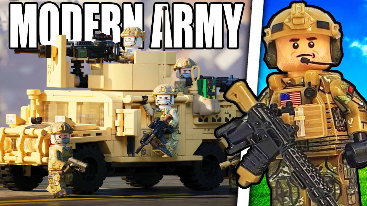 I built MODERN ARMY Battles in LEGO! - YouTube
