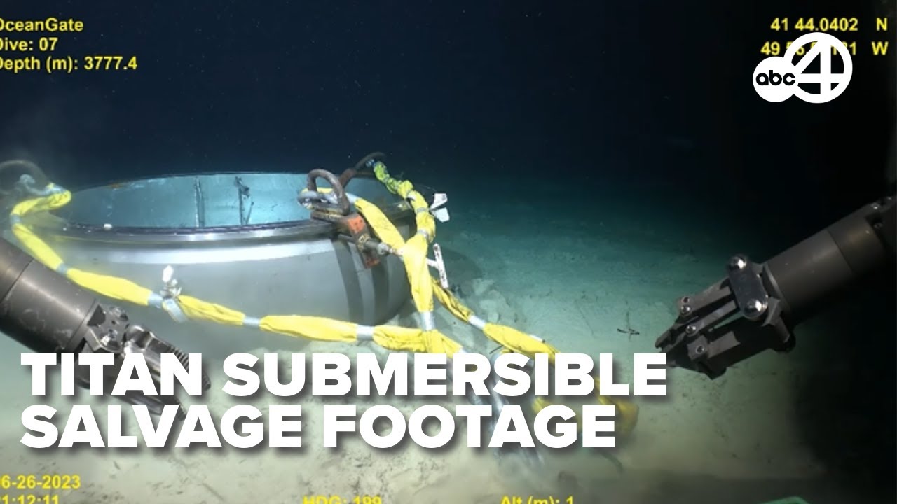 Coast Guard releases remotely operated vehicle footage from Titan ...
