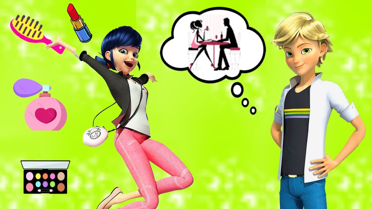 Miraculous Ladybug And Cat Noir Love Story Romantic Date Transform Glow Marinette Animation