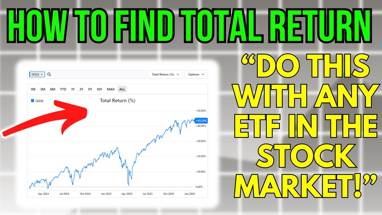 Find ANY ETFs Total Return With This Tool (100% FREE) - YouTube