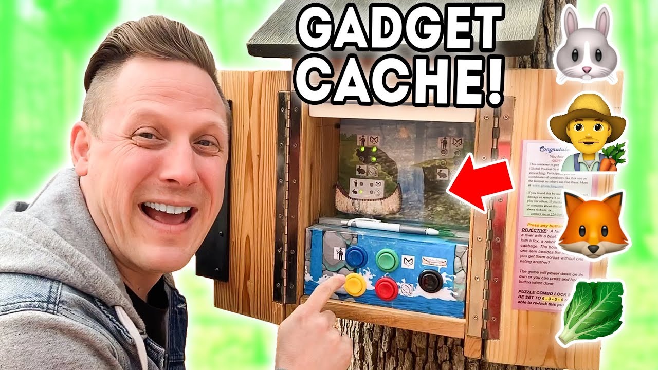 I'VE NEVER SEEN A GADGET GEOCACHE LIKE THIS! - YouTube