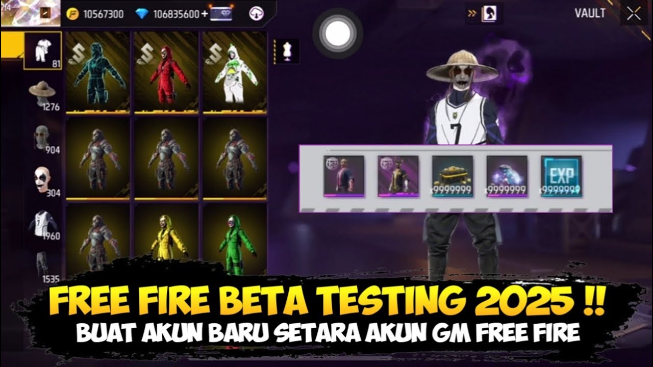 CARA MASUK FREE FIRE BETA TESTING TERBARU! FF BETA TESTING ANDROID AUTO ...