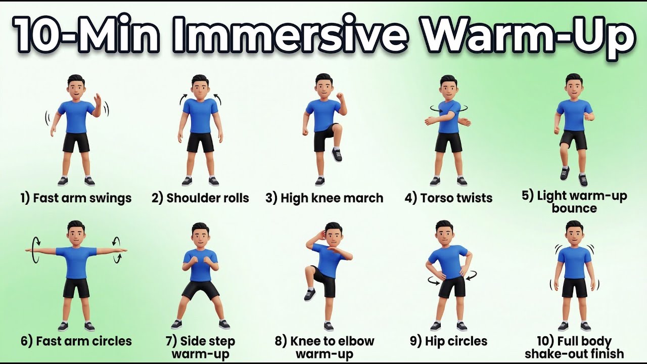 Immersive Interactive Warm-Up | Home Workout - YouTube
