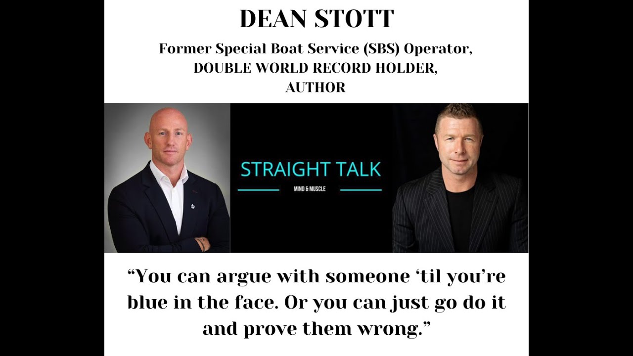 DEAN STOTT (SBS) Operator DOUBLE WORLD RECORD HOLDER, AUTHOR , Star of ...