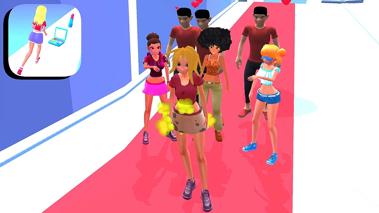 Makeover Run - All Levels Gameplay Android,ios (Levels 22-23) - YouTube