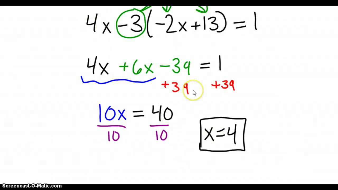 Systems of Equations Substitution vs. Elimination - YouTube