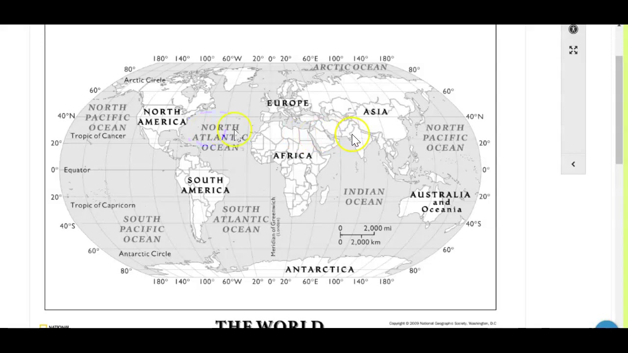 Latitude and Longitude Practice Instructions - YouTube
