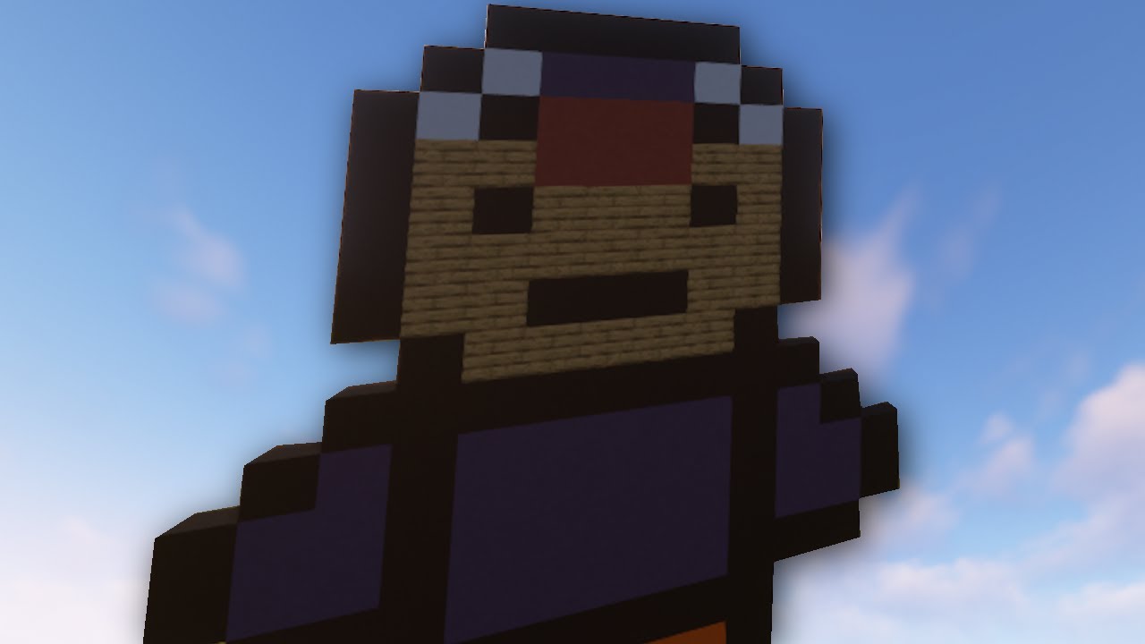 stop motion pixel art of my minecraft skin - YouTube