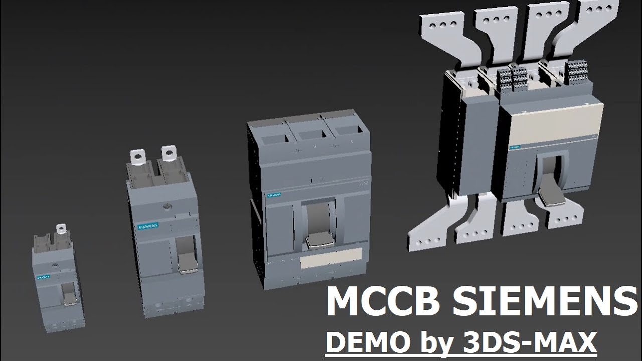 Demo 3D: MCCB 1P-2P-3P-4P || Animation Autodesk 3DS MAX - YouTube
