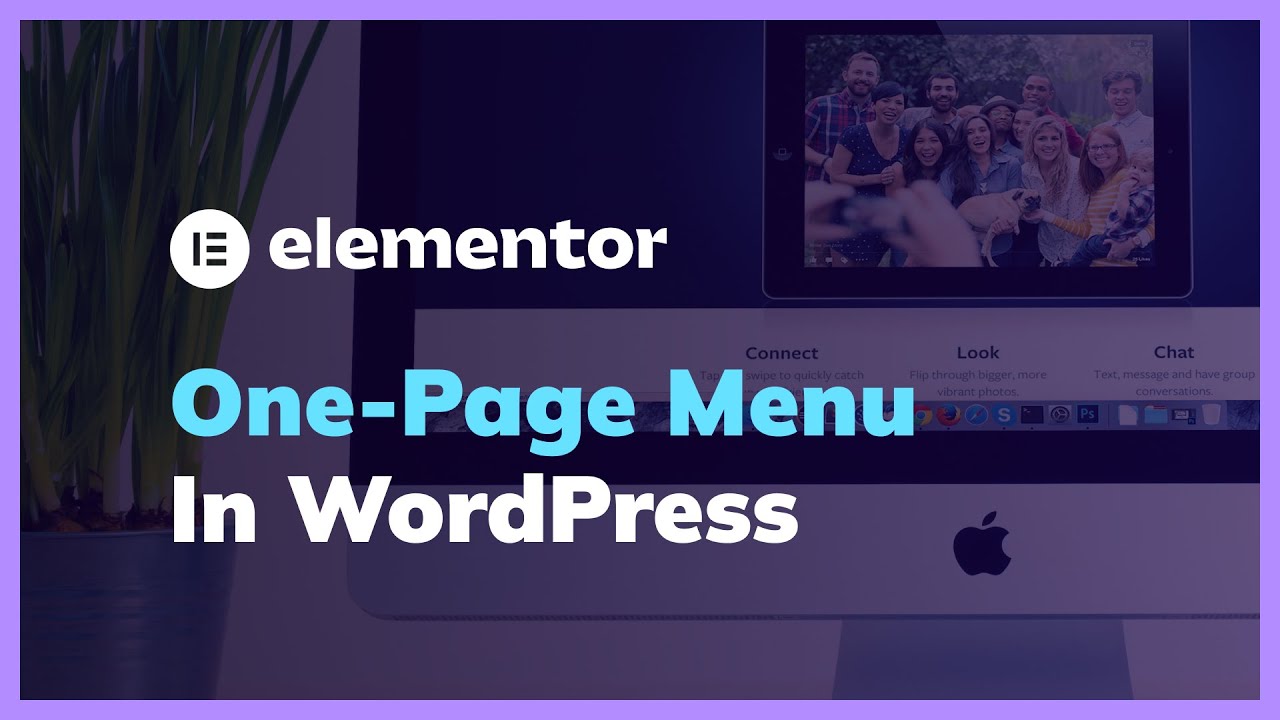 How to Make a One-Page Menu in Elementor & WordPress Theme - YouTube