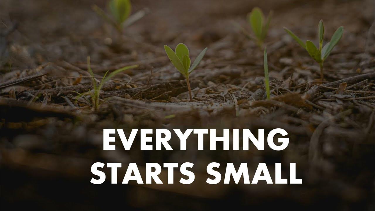 Start Small. WIN BIG. - Success Motivational Speech - YouTube