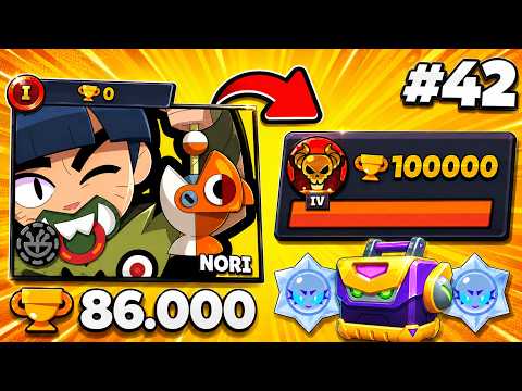 SON EFSANEVİ KARAKTERİ ALDIM (SIFIRDAN 100.000 KUPAYA KASIYORUM #42) BRAWL STARS