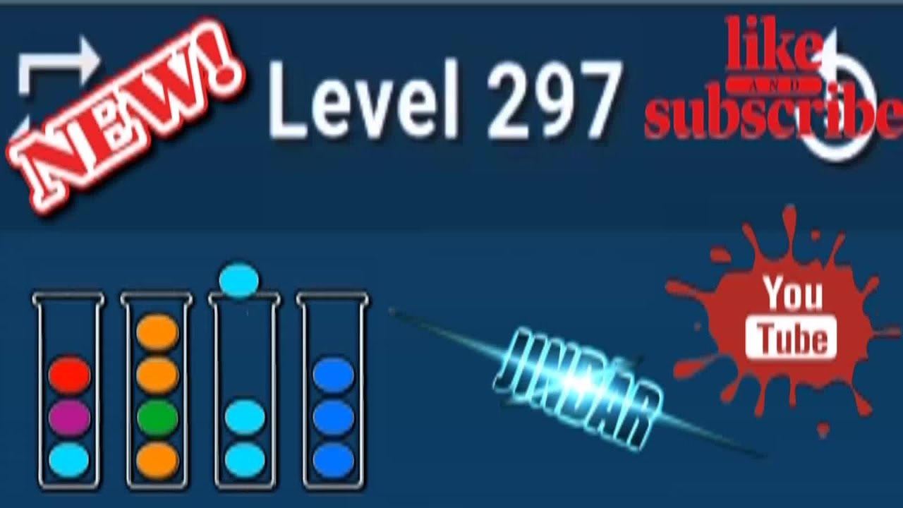 Ball Sort Puzzle Level 297 Color Sorting Games Level 297 - YouTube