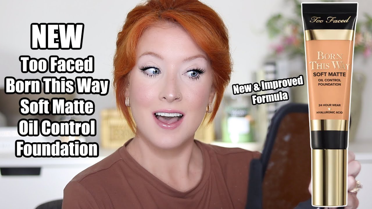 NEW Too Faced Soft Matte Oil Control Foundation - YouTube