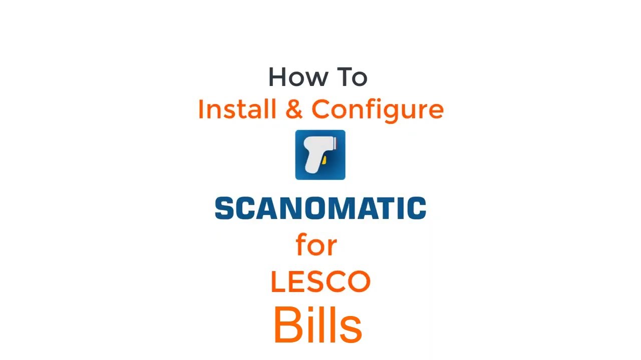 How to install ScanoMatic for #LESCO #Bill #Barcode #Scanner - YouTube