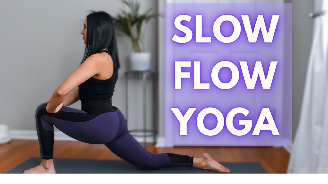 40 MINUTE SLOW FLOW YOGA - Yoga class with background music - YouTube