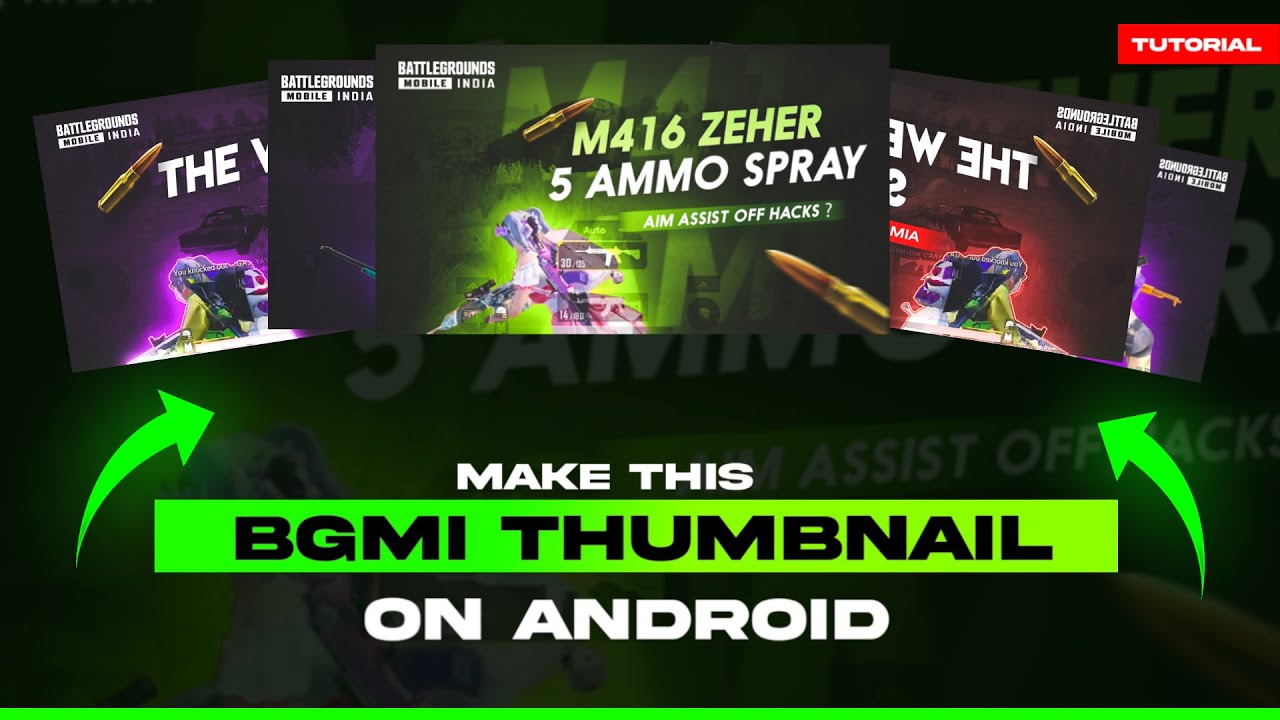 How to make Bgmi Montage Thumbnail on Android | Bgmi Thumbnail tutorial ...