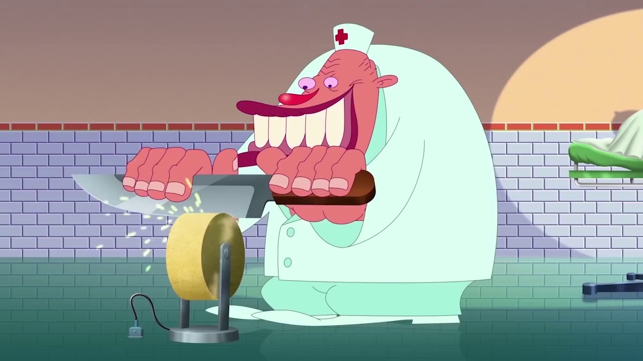 Oggy and the Cockroaches Oggy's FACE #HALLOWEEN - YouTube