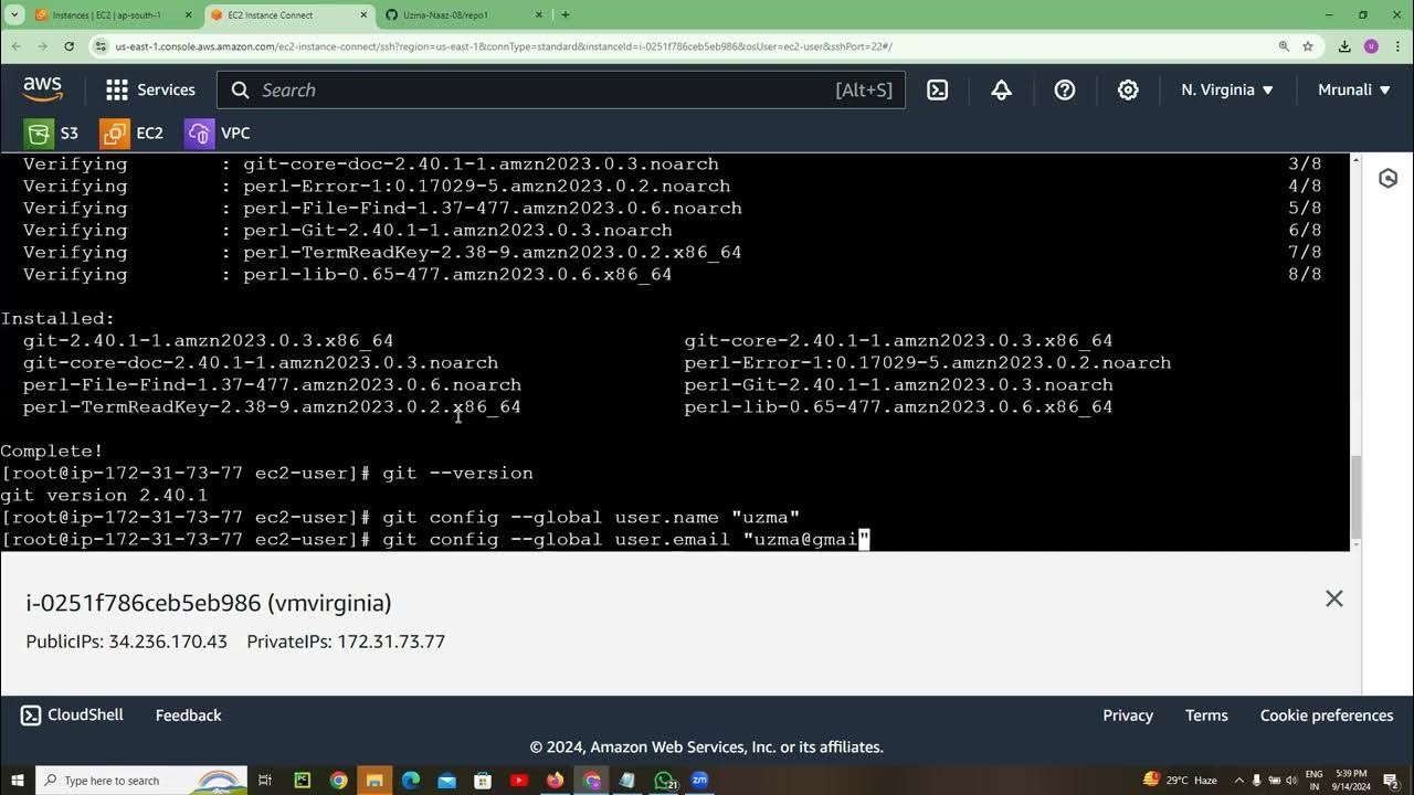 Git Hands-on 2 add, commit , push , pull - YouTube