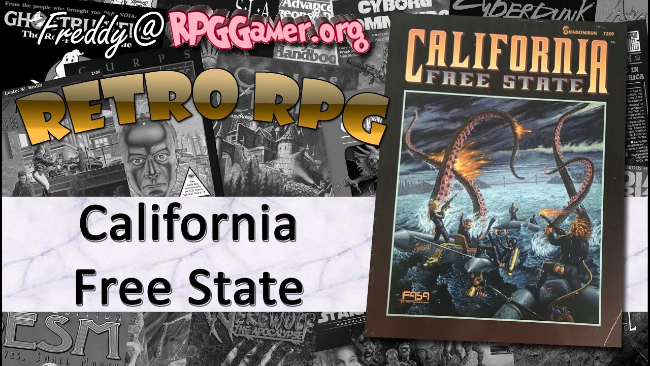 California Free State (Shadowrun, FASA, 1996) | Retro RPG - YouTube