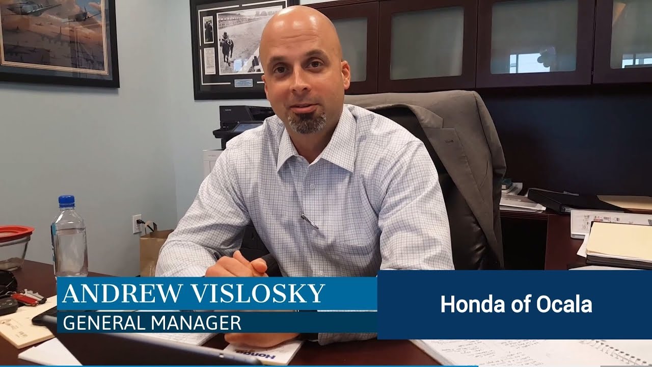 Sales Recruiting - Andrew Vislosky, General Manager - Honda of Ocala ...