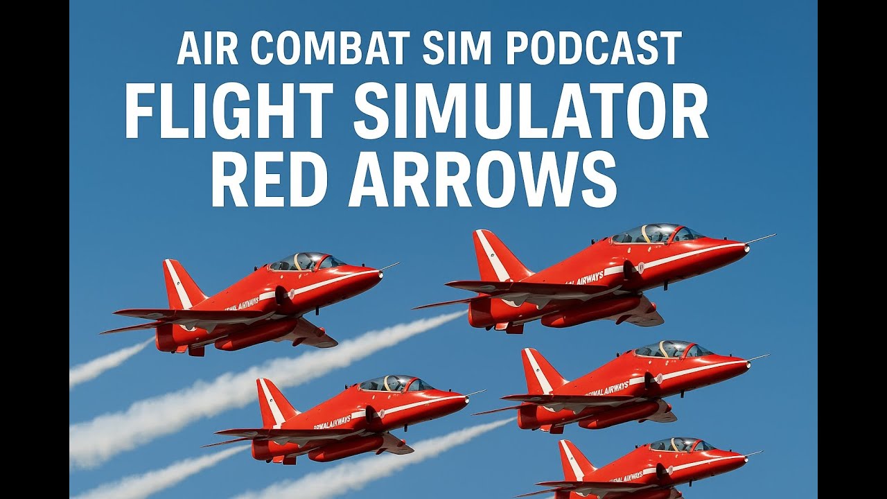 Flight Simulator Red Arrows Flight Team - YouTube