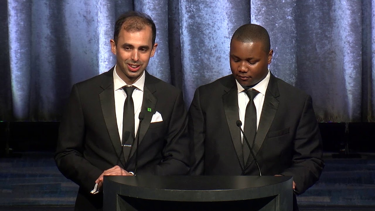 Honoree Greg Braca presented by Big Brother Matt and Little Brother ...