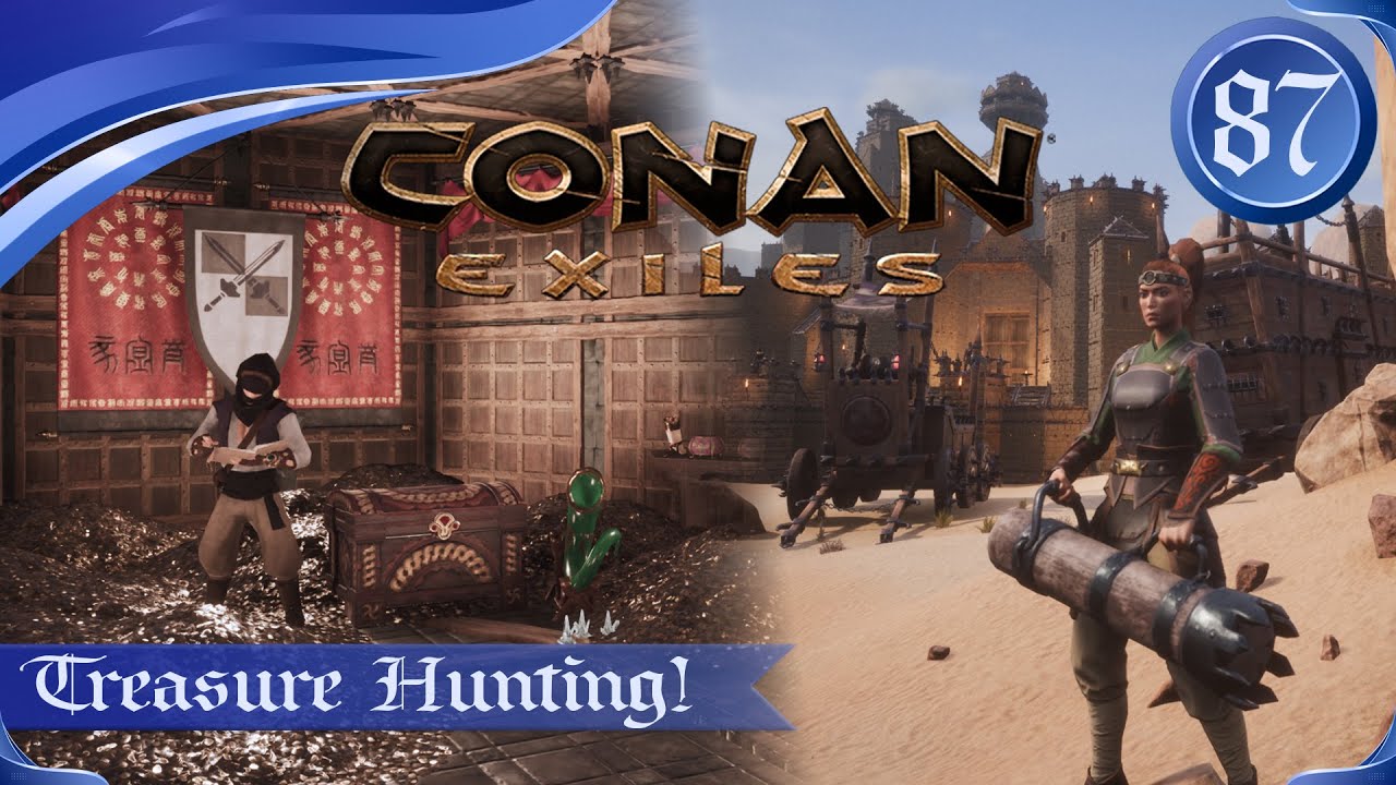Conan Exiles Live - Treasure Hunting! - Day 87 - YouTube