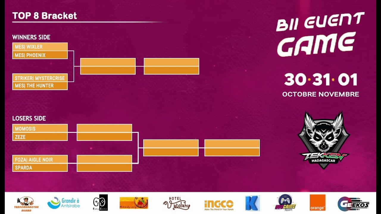 Bii Event Game - Tekken 7 Tournament - TOP 8 - YouTube