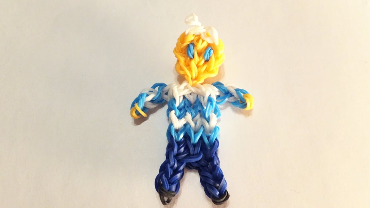 Rainbow Loom Sailor Man charm | Loom bands person | people - YouTube