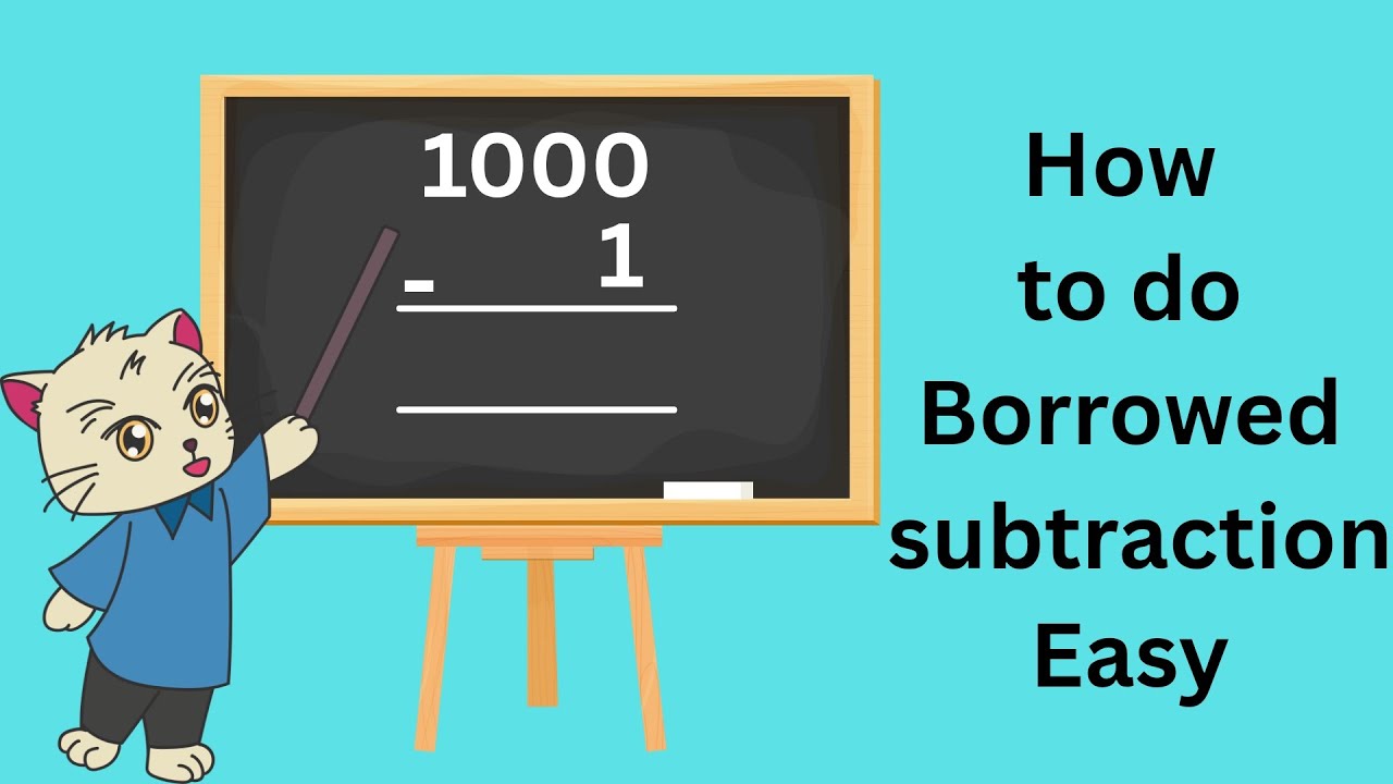 Borrowed Subtraction Made Easy | Step-by-Step Regrouping for Kids ...