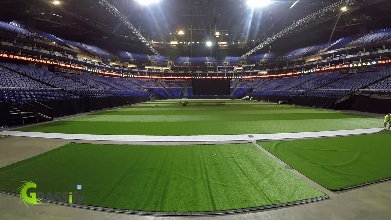 Star Sixes Artificial Grass Installation by GRASSify in the O2 London ...