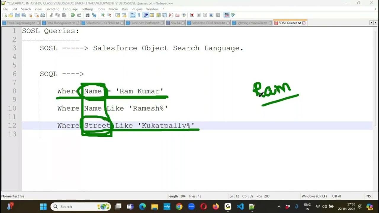 Session 53 SOSL Queries 1 - YouTube