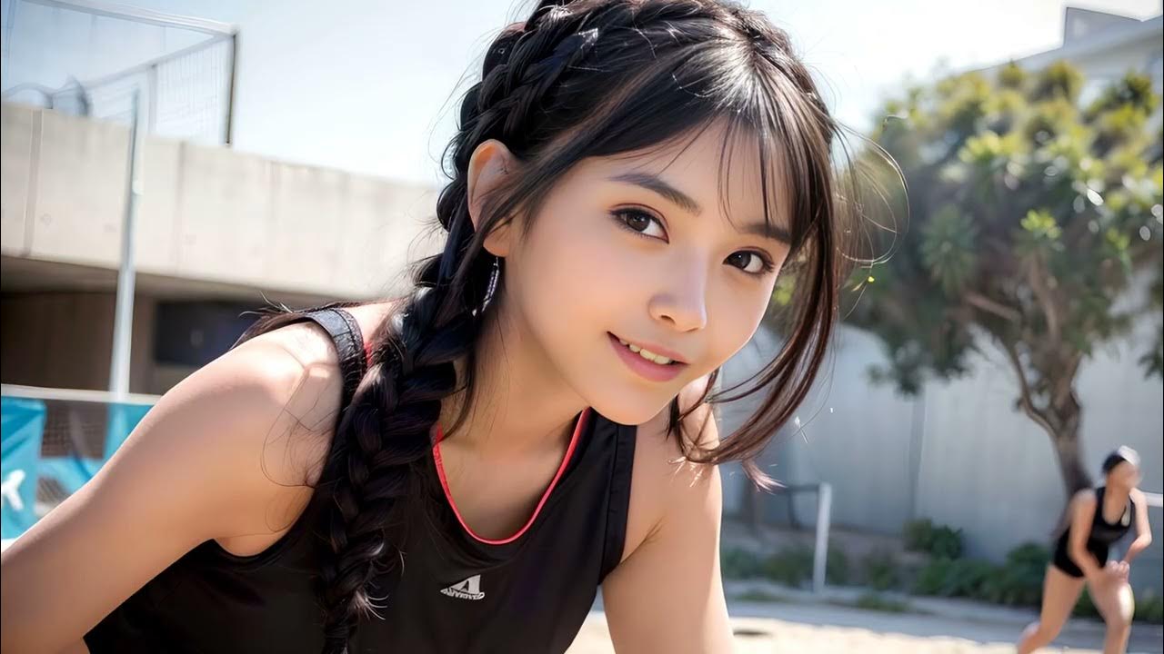 [4K] Volleyball Girl 15 | AI LOOKBOOK - YouTube