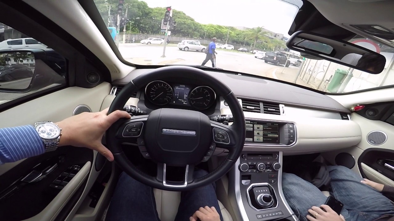 Land Rover Range Rover Evoque 2.0 TURBO Visão do Piloto Test Drive ...