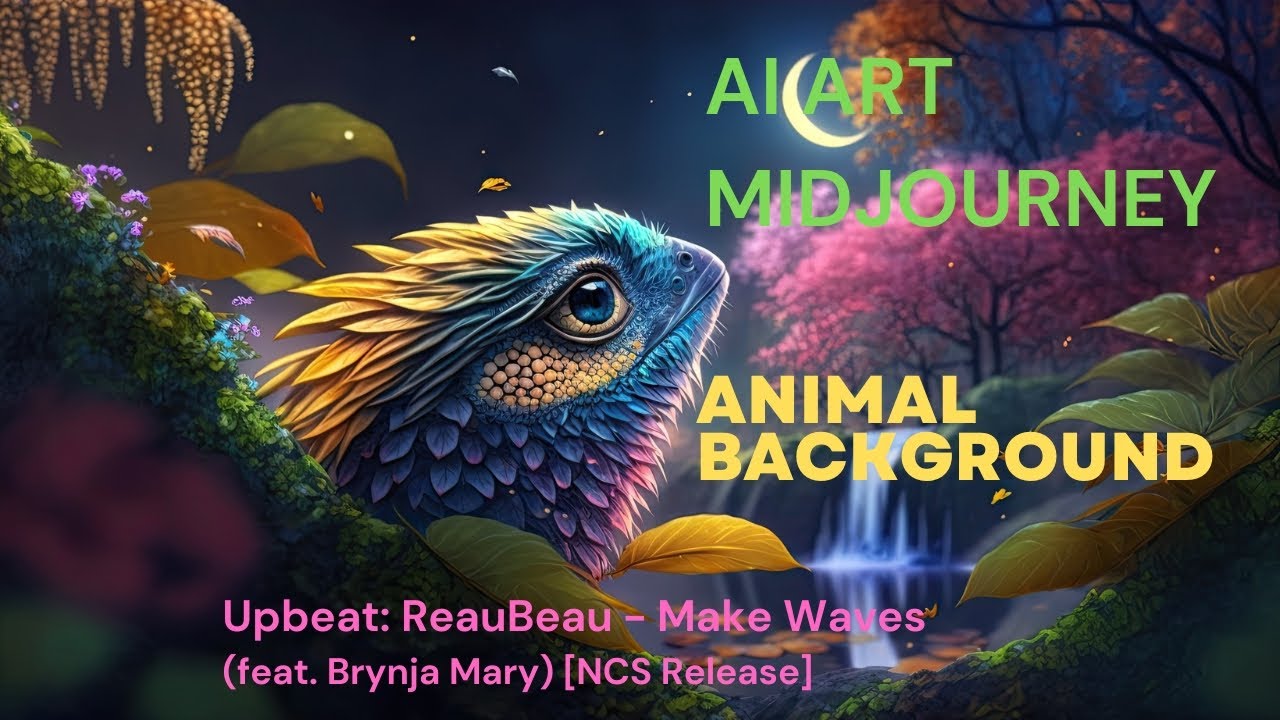 Using AI-generated Animal Music Background, Upbeat Music NCS #ai #aiart ...