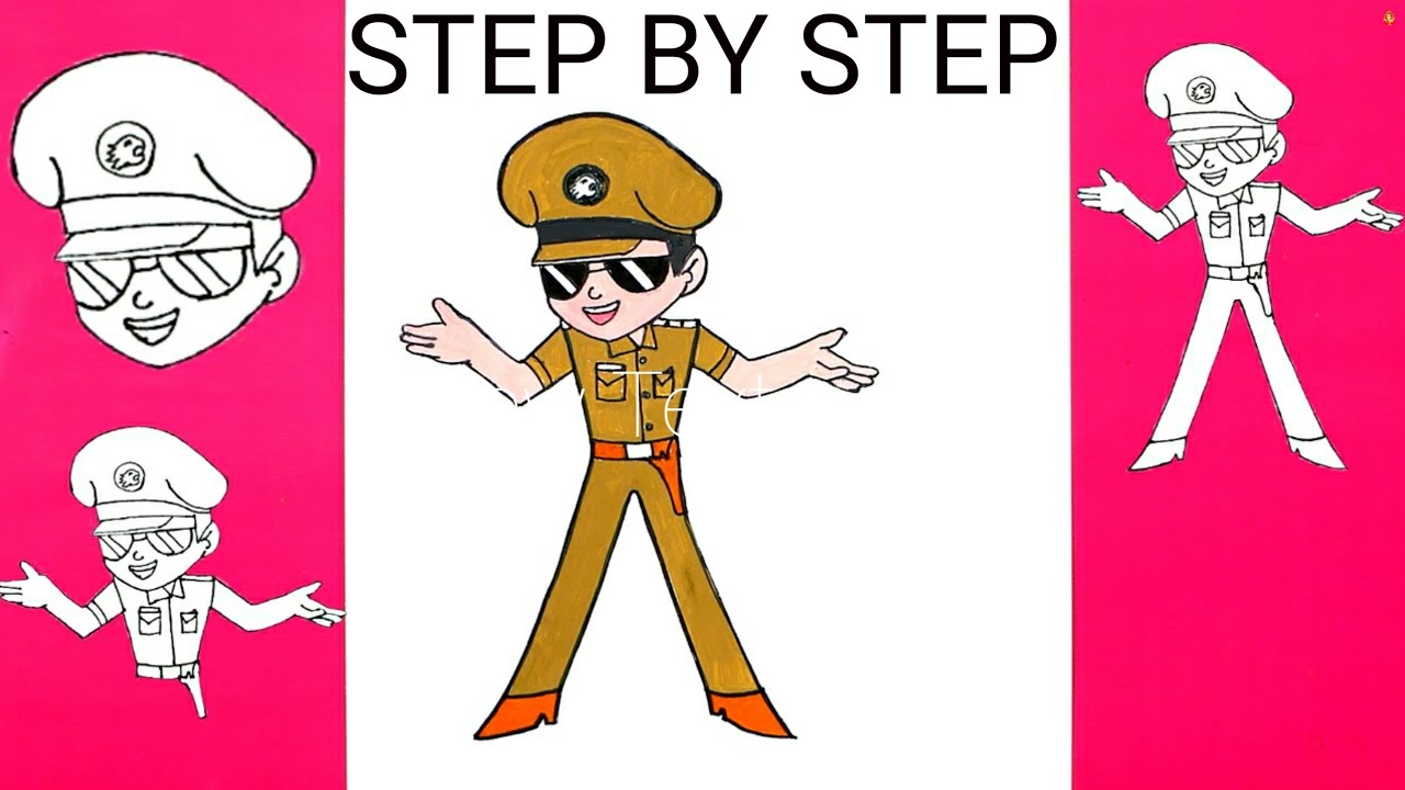 How to DRAW LITTLE SINGHAM Desh ka Sipahi | Little Singham CARTOON ...