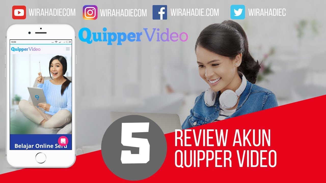 Review Akun Quipper Video Saat Dibuka Pakai HP - YouTube