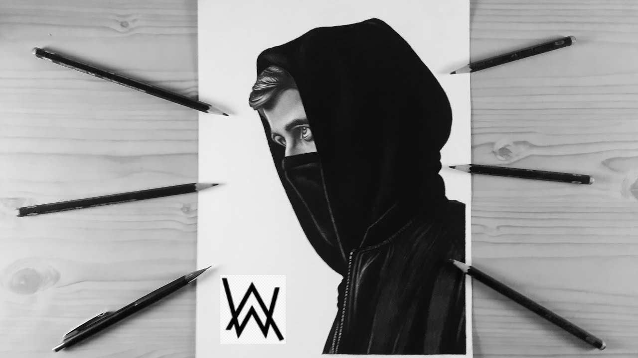 Alan Walker realistic drawing | timelapse |#sketch#pencildrawing - YouTube