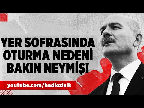 SÜLEYMAN SOYLU'NUN YER SOFRASI BİRİLERİNE DERT OLDU!