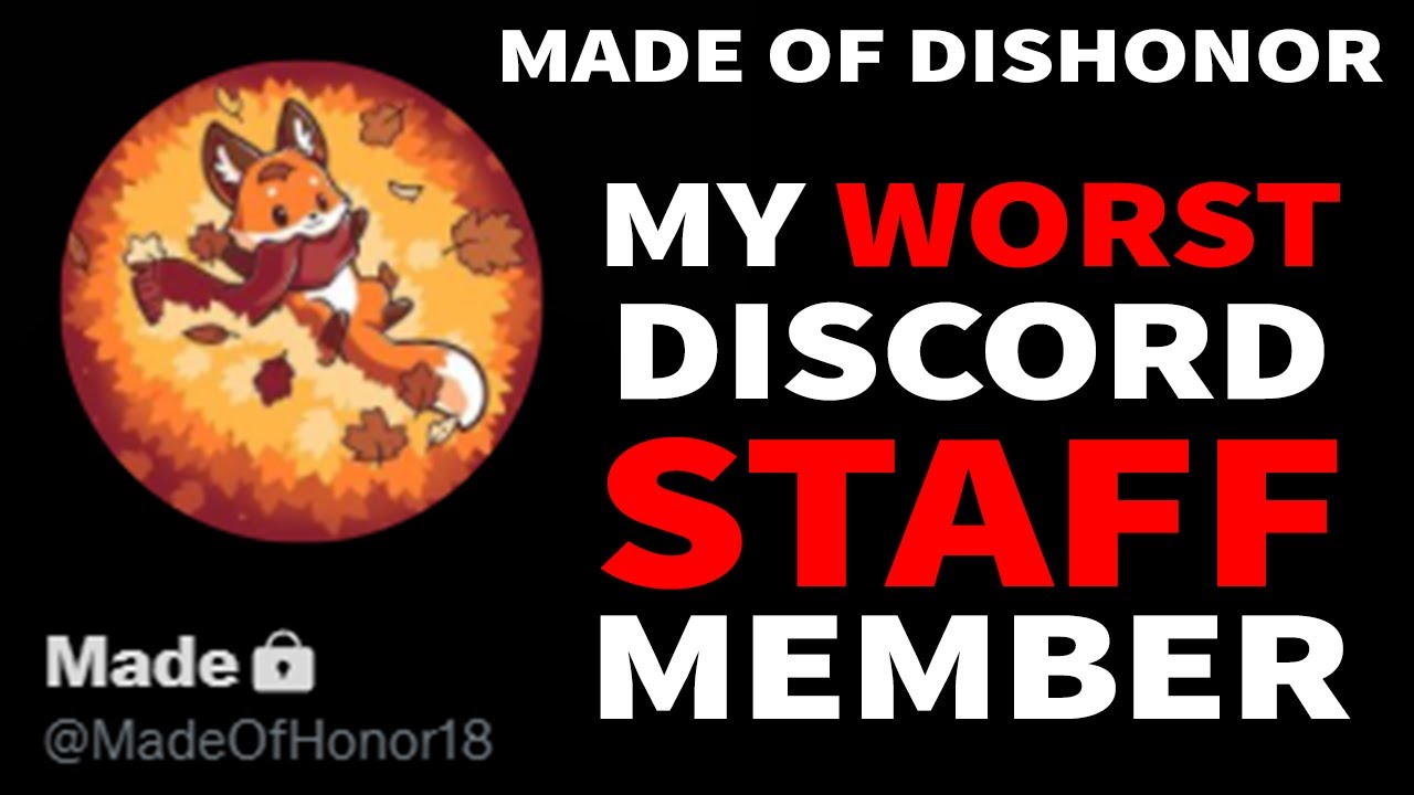 My Worst Discord Staff Member... (exposed and i'm pissed) - YouTube