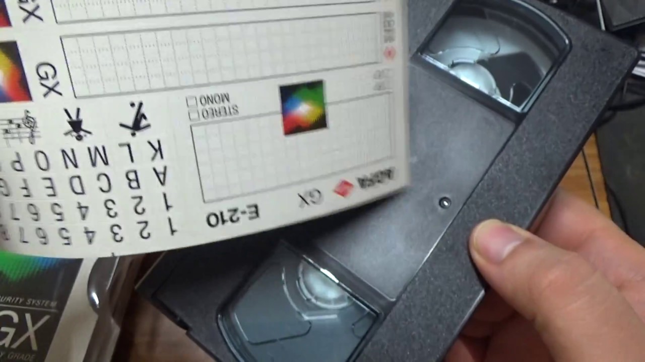 UNBOXING AGFA E 210 GX VHS - YouTube