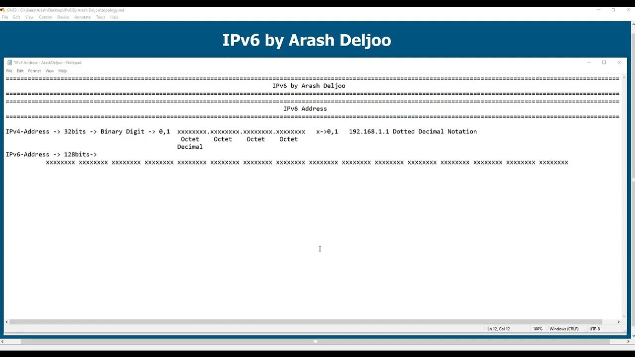 1 IPv6 Deep-Dive - IPv6 Address by ArashDeljoo - Part1/5 - YouTube
