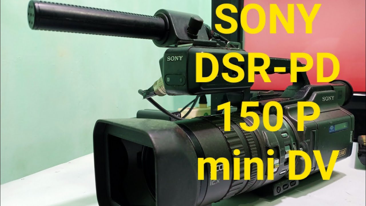 SONY Handycam DSR PD150 (3CCD Profesional Video Camera) - YouTube