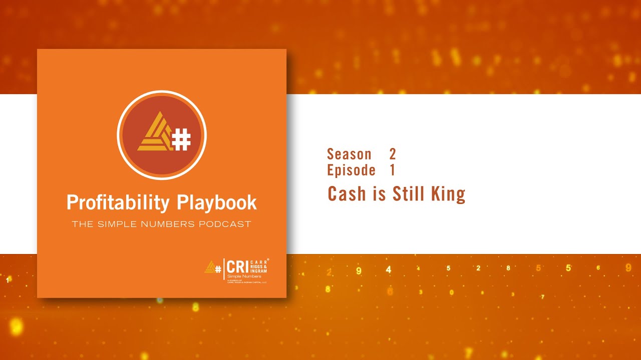 Profitability Playbook S2:E1 - Cash Is Still King - YouTube