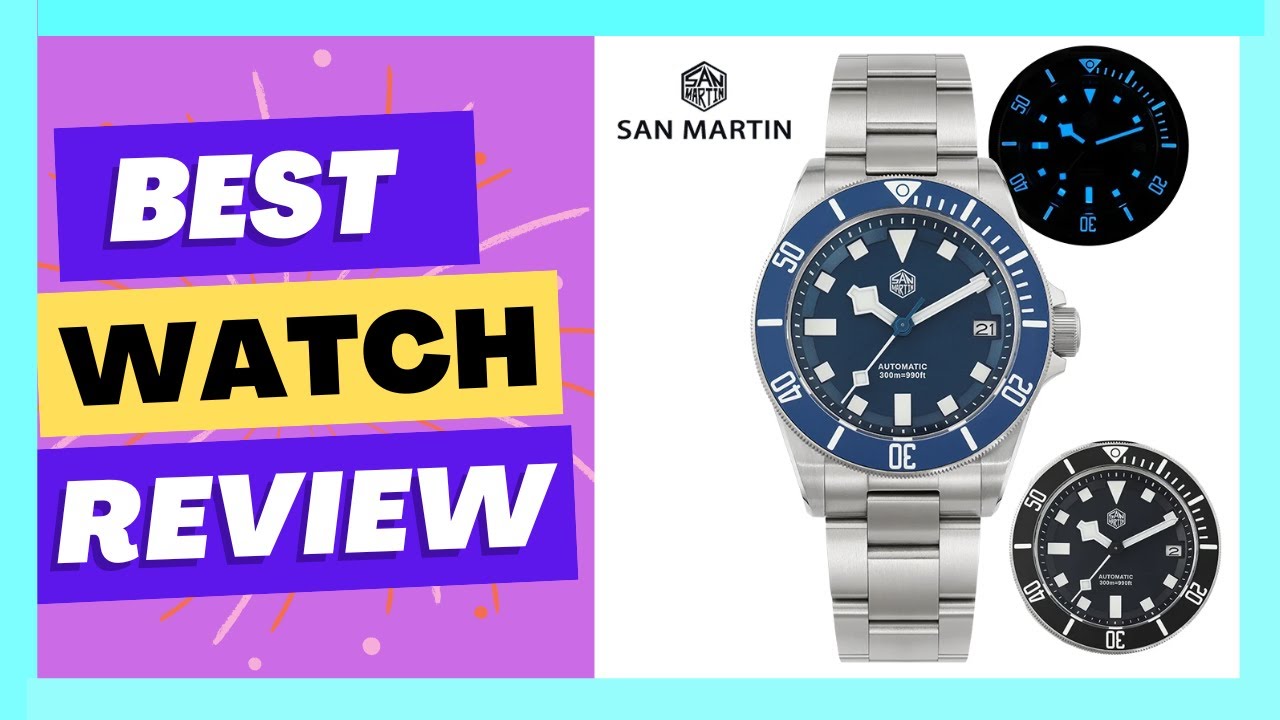 Watchdives X San Martin SN0121T Titanium Watch Sapphire Ceramic - YouTube